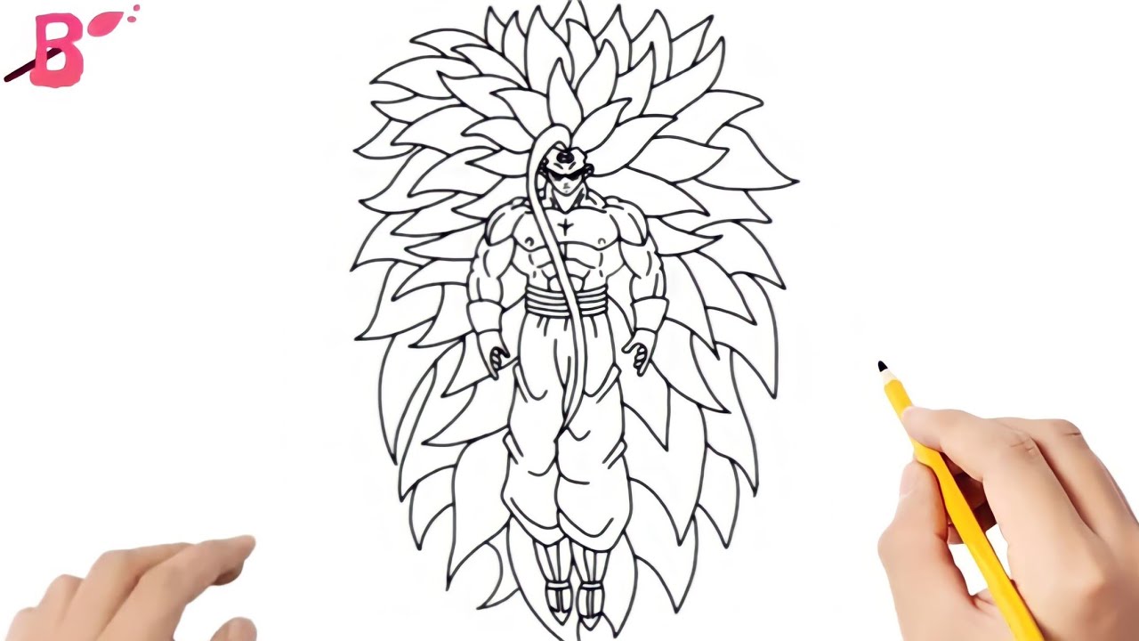 How to draw Goku Super Saiyan Infinity | dragonball - YouTube