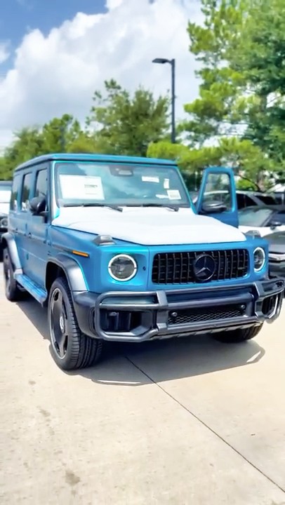 Latest Arrival 🚨 2025 G63 AMG in Hyper Blue magno — YES or NO? #shorts ...
