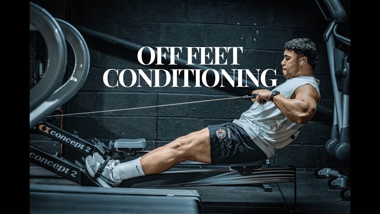 Off Feet Conditioning as a Pro Rugby Player - YouTube