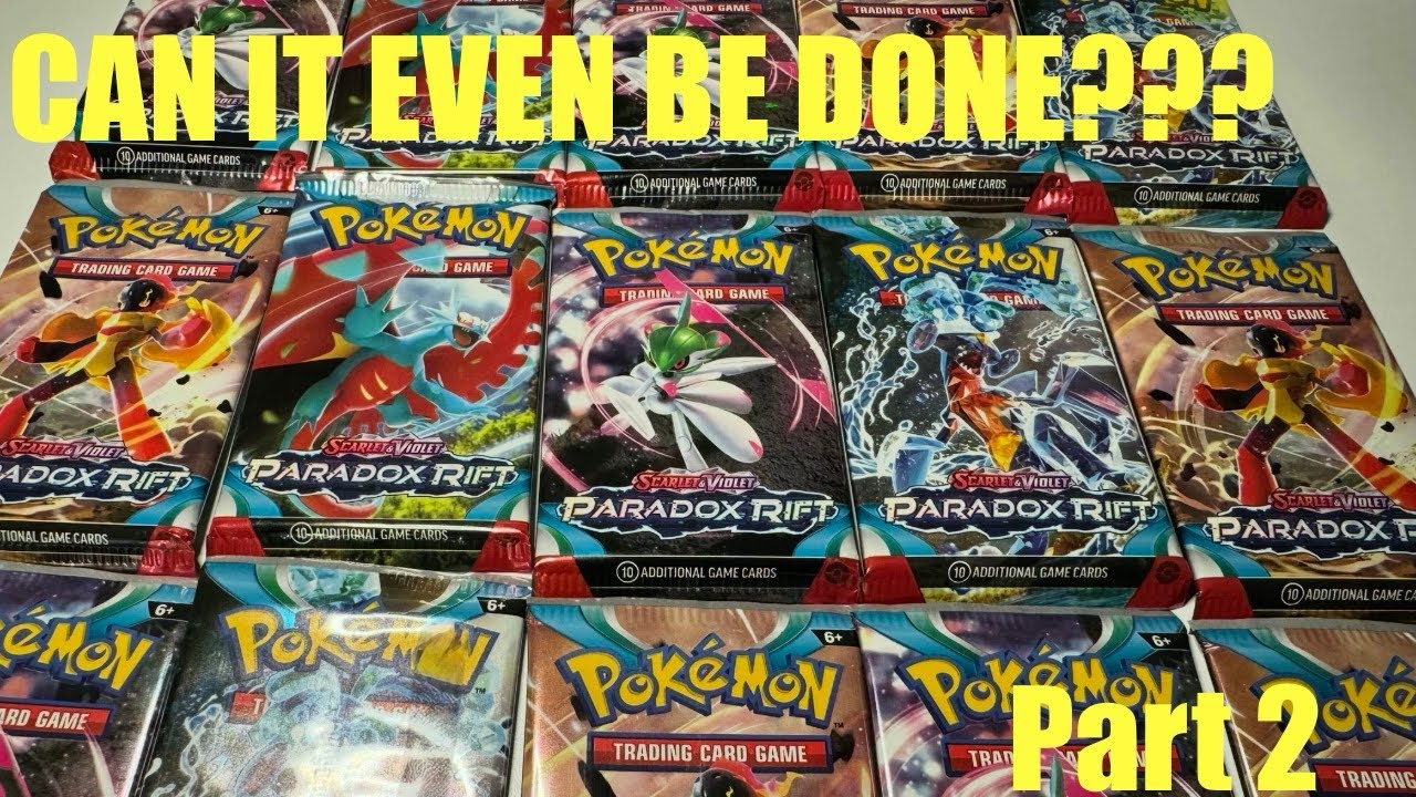 Pokemon Paradox Rift The Quest Continues: Pack Openings to Complete the ...