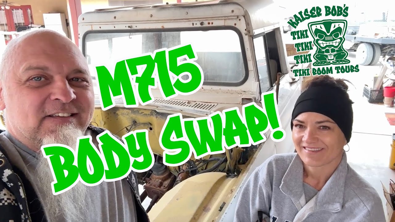 Meet Kaiser Bob! 1968 Kaiser Jeep M715 OBS Suburban Body Swap & Tiki ...