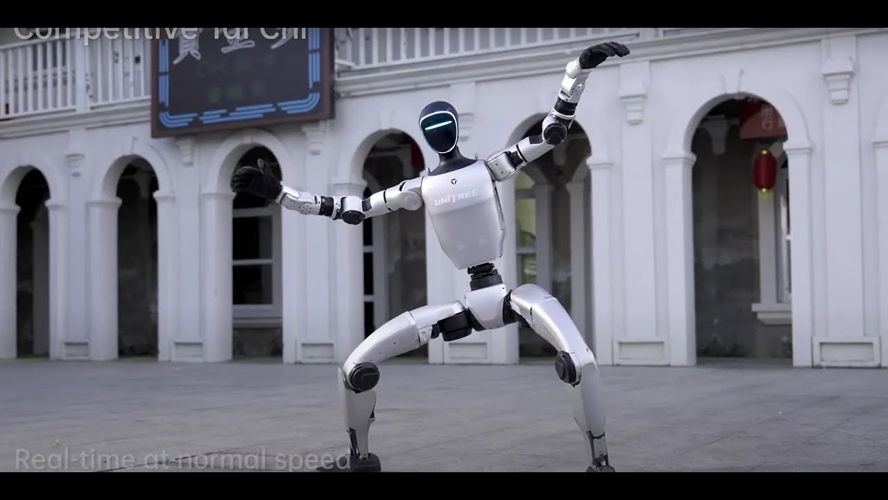 Unitree's Humanoid Robot nails the world's first kip-up! - YouTube