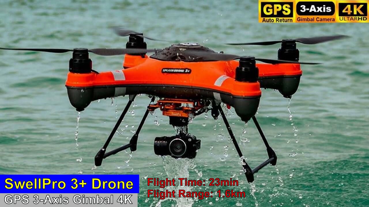 SwellPro 3+ Waterproof Fishing Drone – Just Released ! - YouTube
