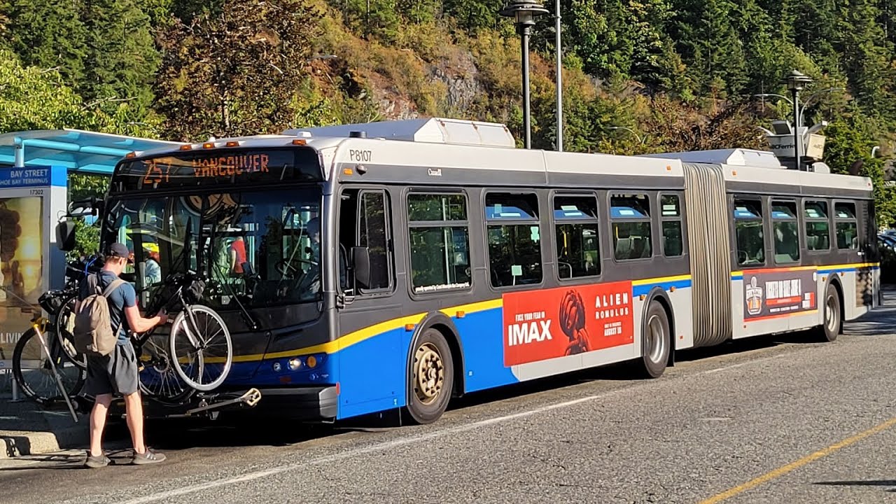 Translink CMBC 2007 New Flyer D60LFR 8107 - YouTube