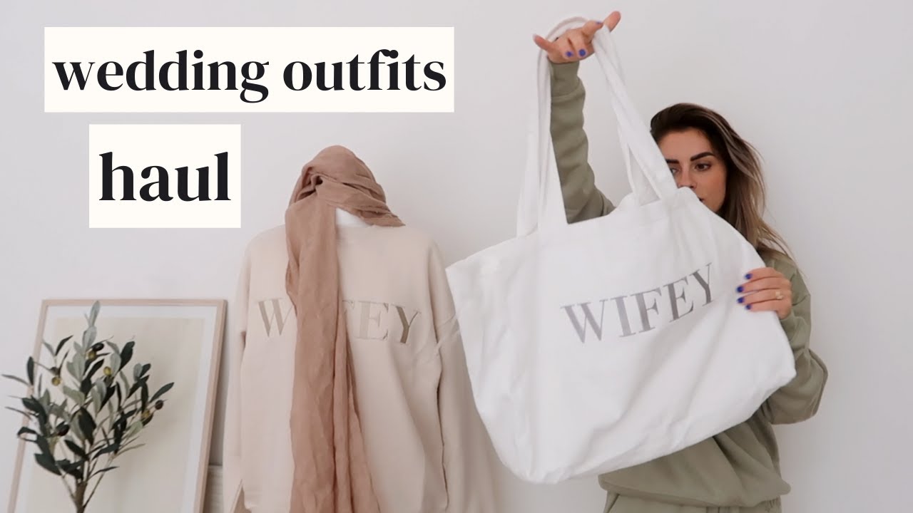 VLOG - WEDDING OUTFITS HAUL & LAST MINUTE PLANNING! - YouTube