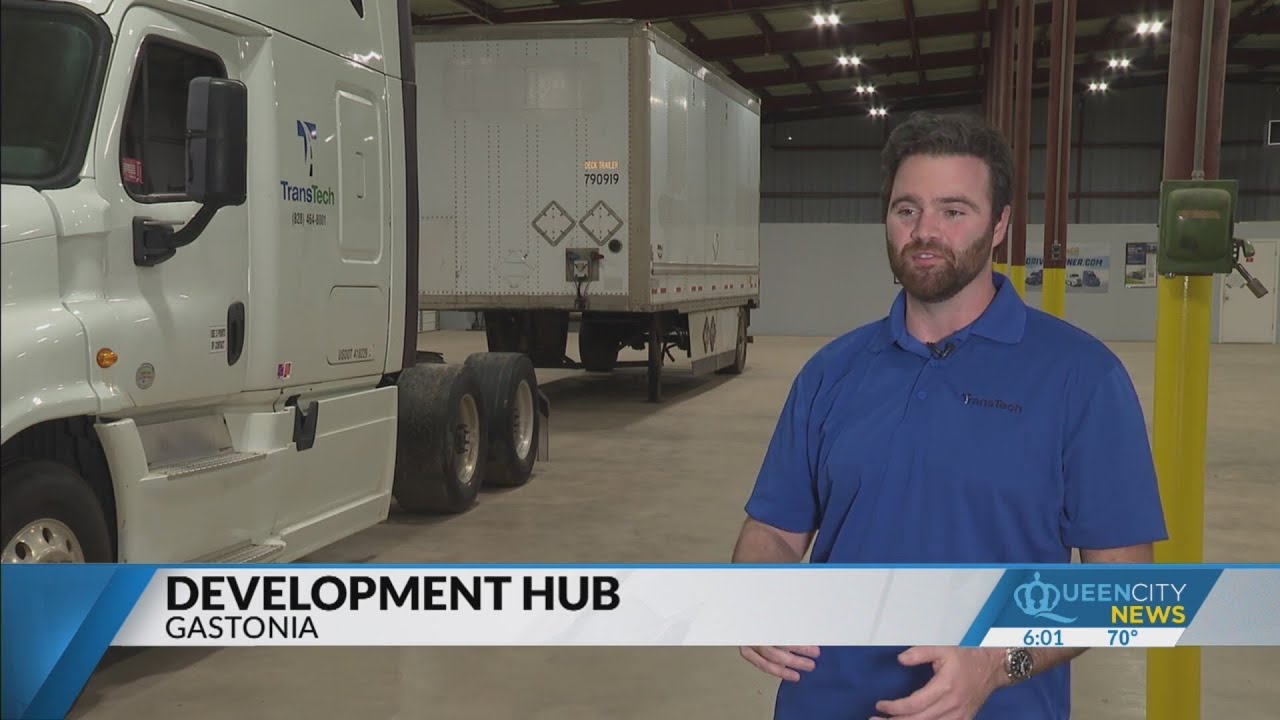 USPS mega-hub preparing to open in Gastonia - YouTube