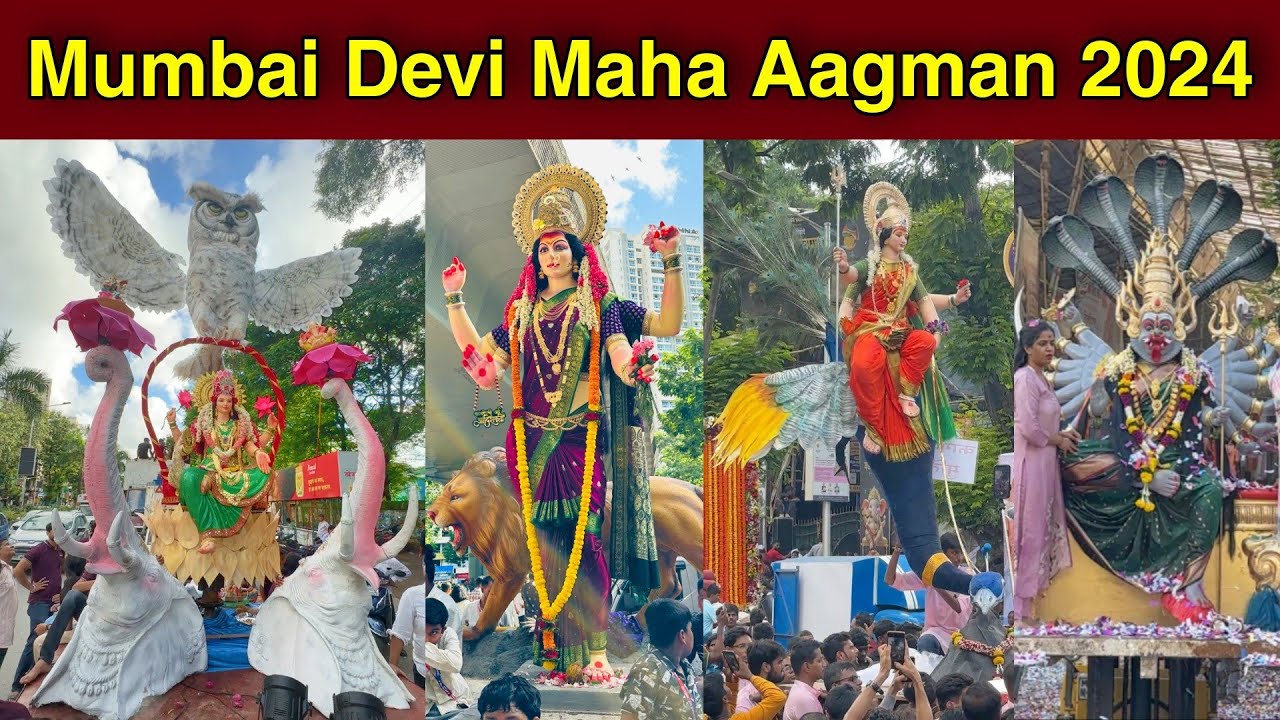 Mumbai Devi Maha Aagman 2024 | Durga Puja In Mumbai | devi aagman 2024 ...