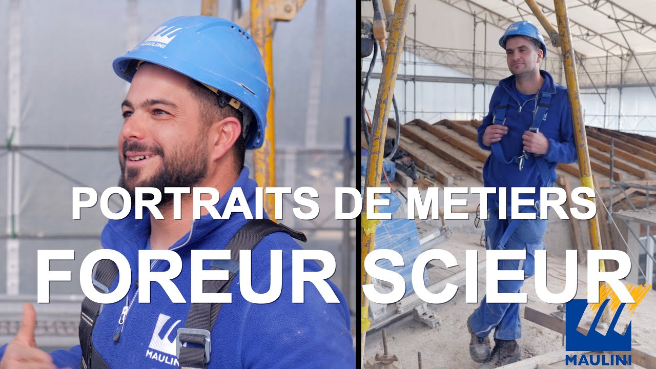 Portrait de métier : Foreur/Scieur - YouTube