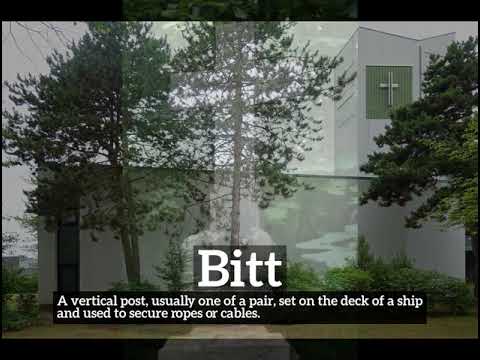 How to Say Bitt in English? | How Does Bitt Look? | What is Bitt?