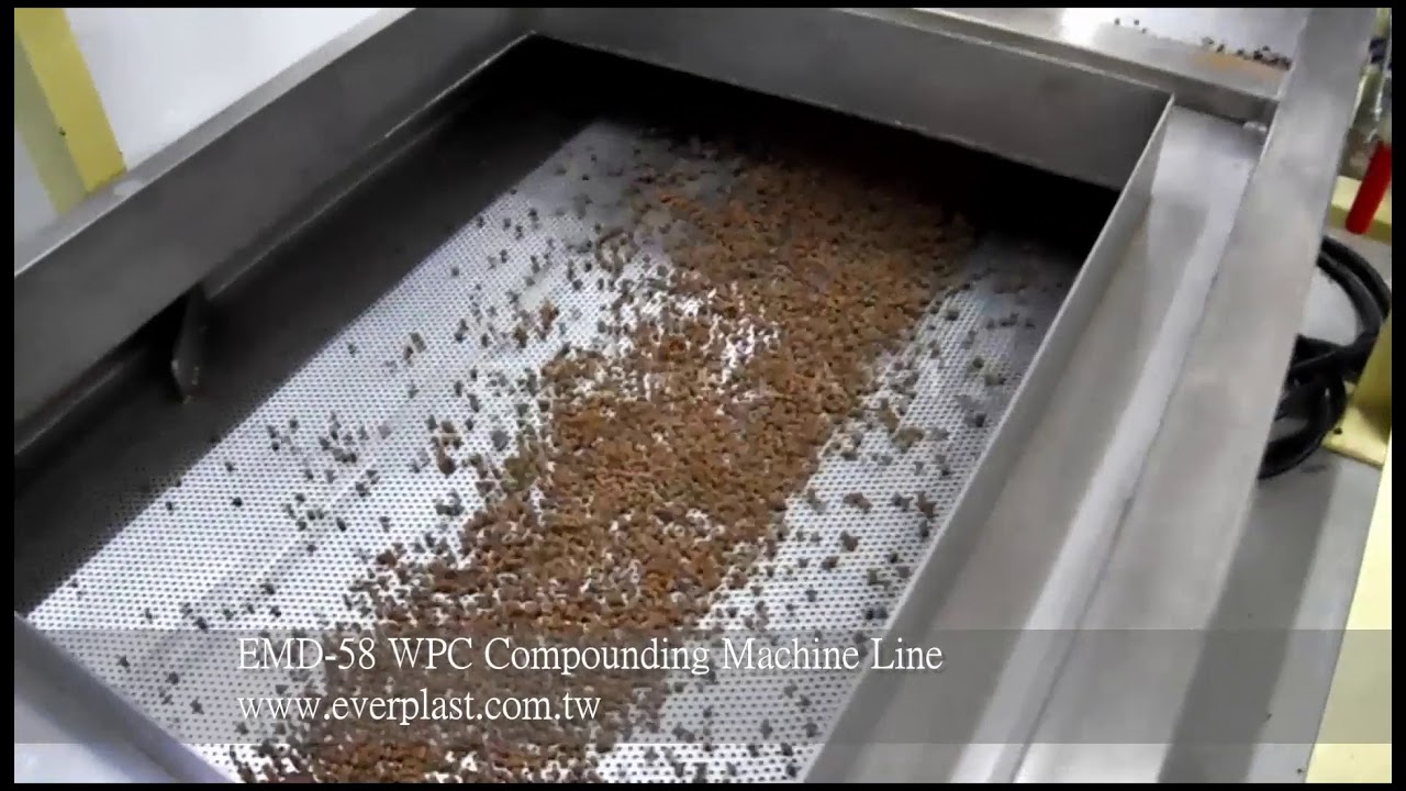 EMD 58 WPC Compounding Machine Line - YouTube