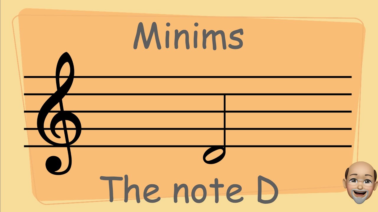 Minim The note D - YouTube