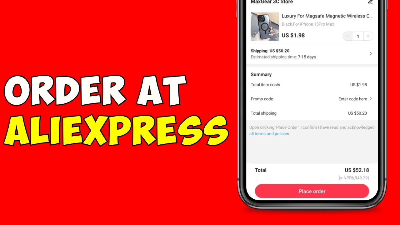 How To Order At AliExpress - YouTube