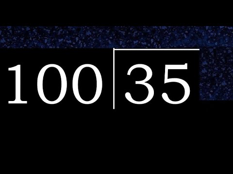 Divide 35 by 100 , decimal result . Division with 3 Digit Divisors ...