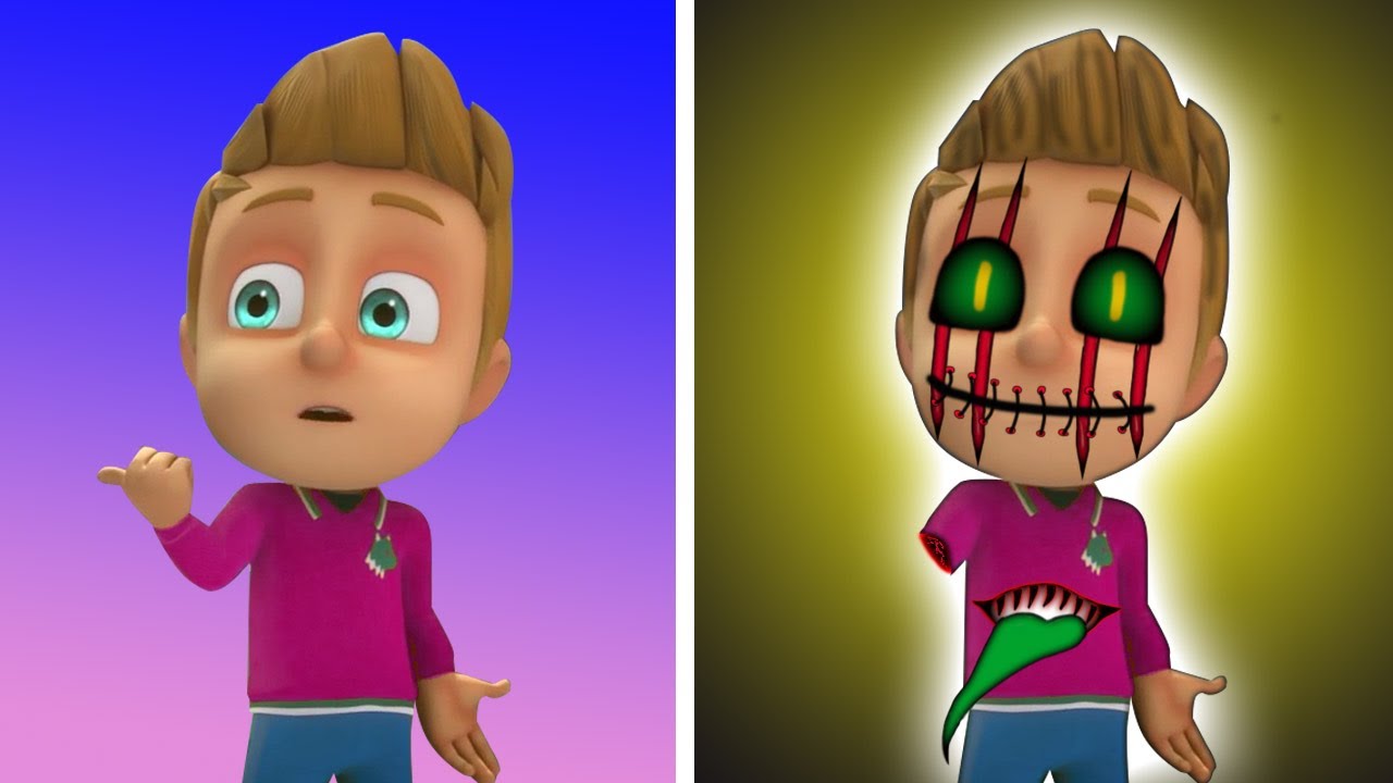 Pj Masks PETER As Horror Version 😁😁😁 - YouTube