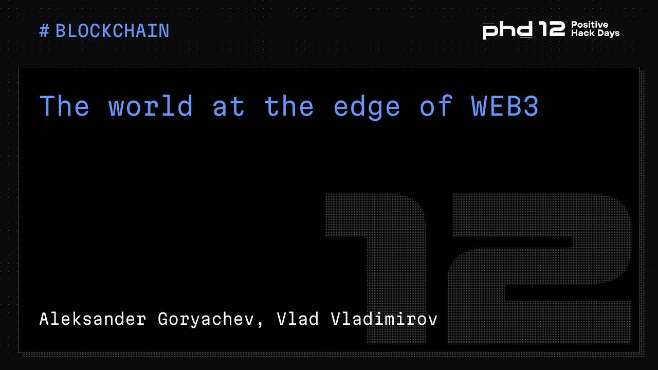 The world at the edge of WEB3 - YouTube