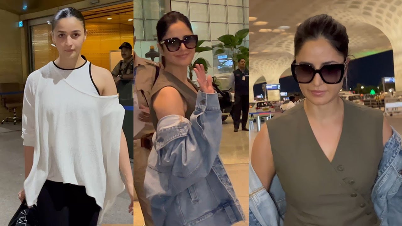 Alia Bhatt And Katrina Kaif Spotted At Mumbai Airport || #AliaBhatt ...
