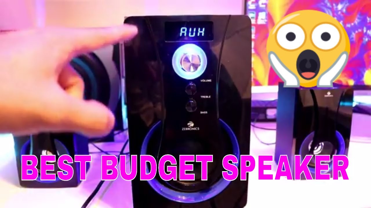 ZEBRONICS 2.1 HOME THEATRE | BEST BUDGET SPEAKER - YouTube