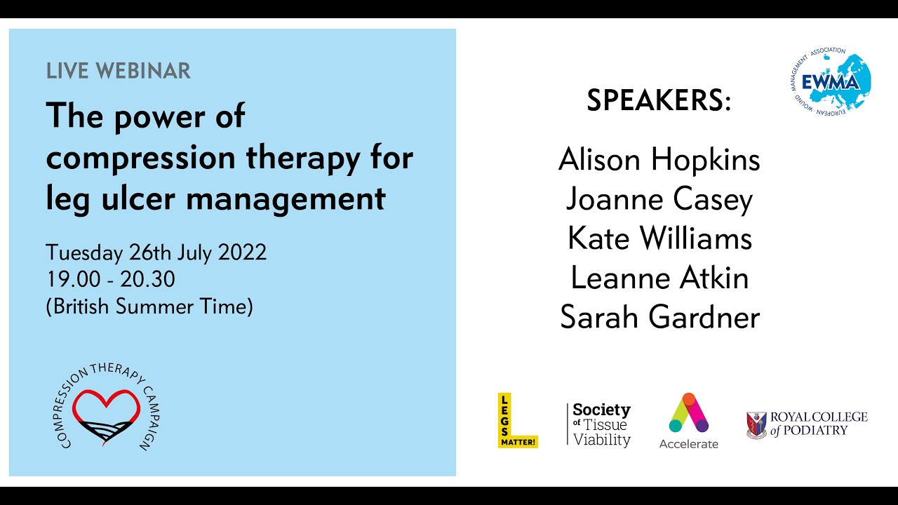 Webinar: The power of compression therapy for leg ulcer management ...