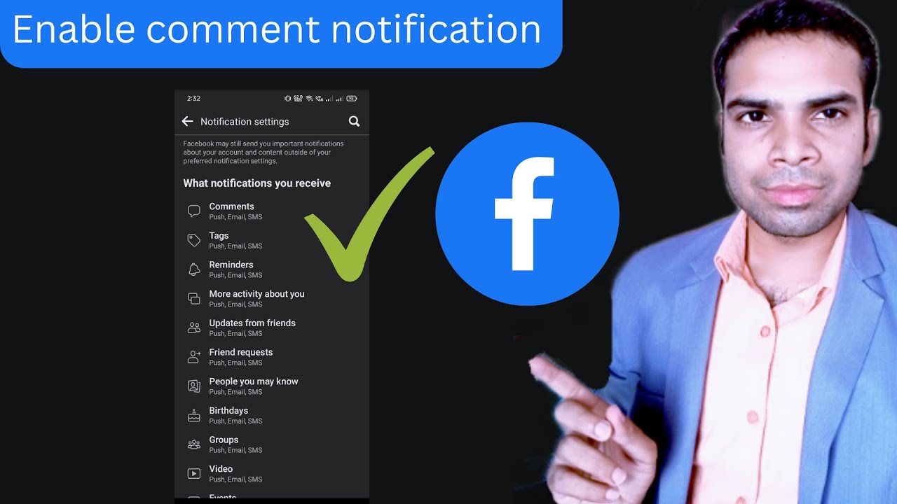 facebook comment notification not showing | fix this issue - YouTube