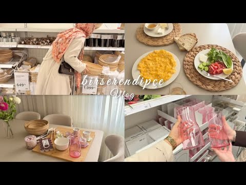 IKEA Alışverişi & Kahvaltı 🍳🌿| Aldıklarımı Yerleştiriyorum ✨ | Sessiz Vlog💗