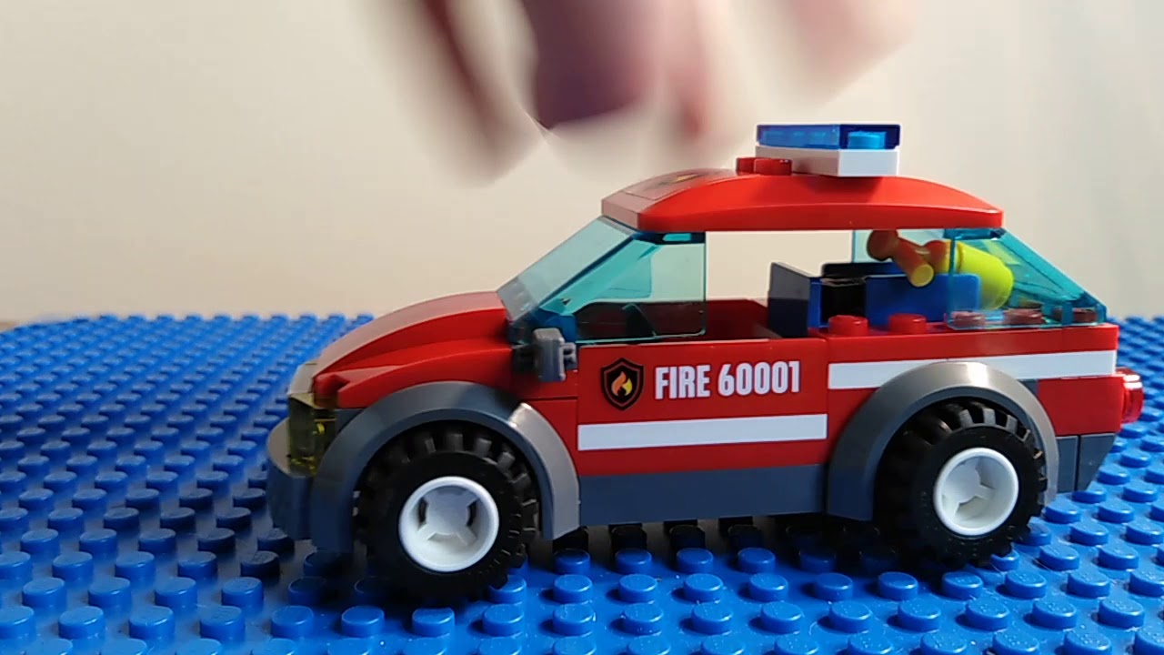 Lego fire car set 60001 review - YouTube