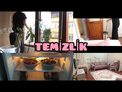 BUZDOLABIMI VE SALONUMU TEMİZLEDİM //SALONUMUN YENİ HALİ// ŞOK ALIŞVERİŞ //