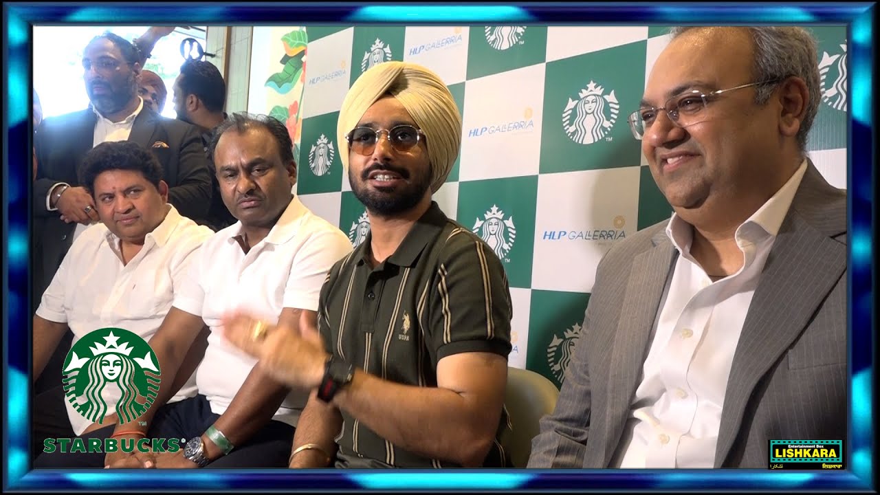 Starbucks Launch By Singer & Actor Dr Satinder Sartaj at HLP Galleria ...