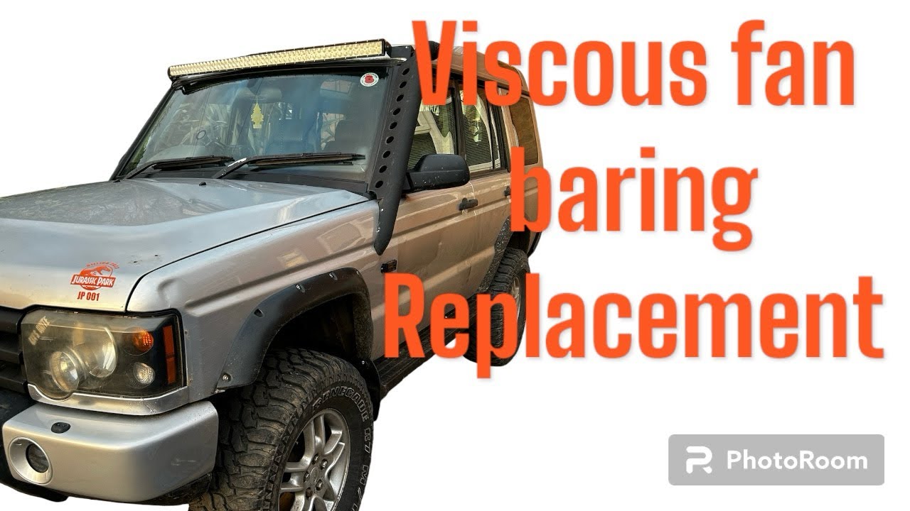 Viscous fan bearing replacement on #landrover #td5 - YouTube