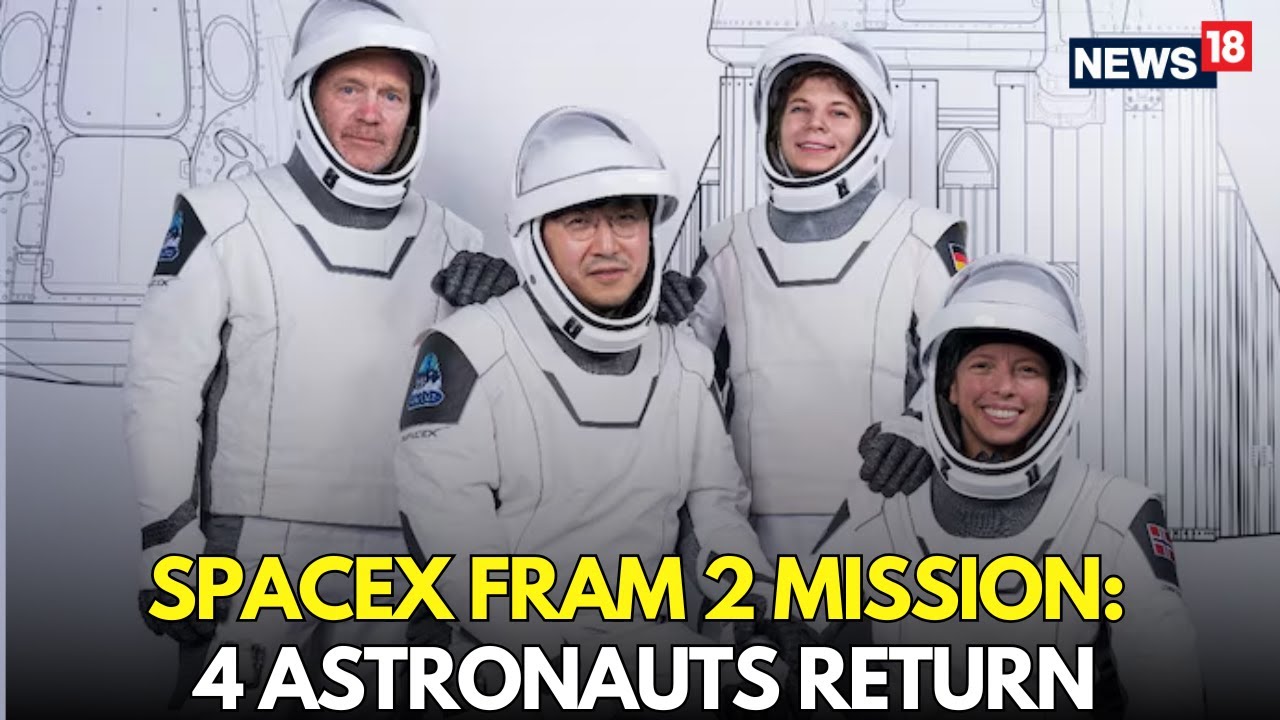 SpaceX Fram 2 Mission LIVE | SpaceX Fram2 1st Private Polar Astronaut ...