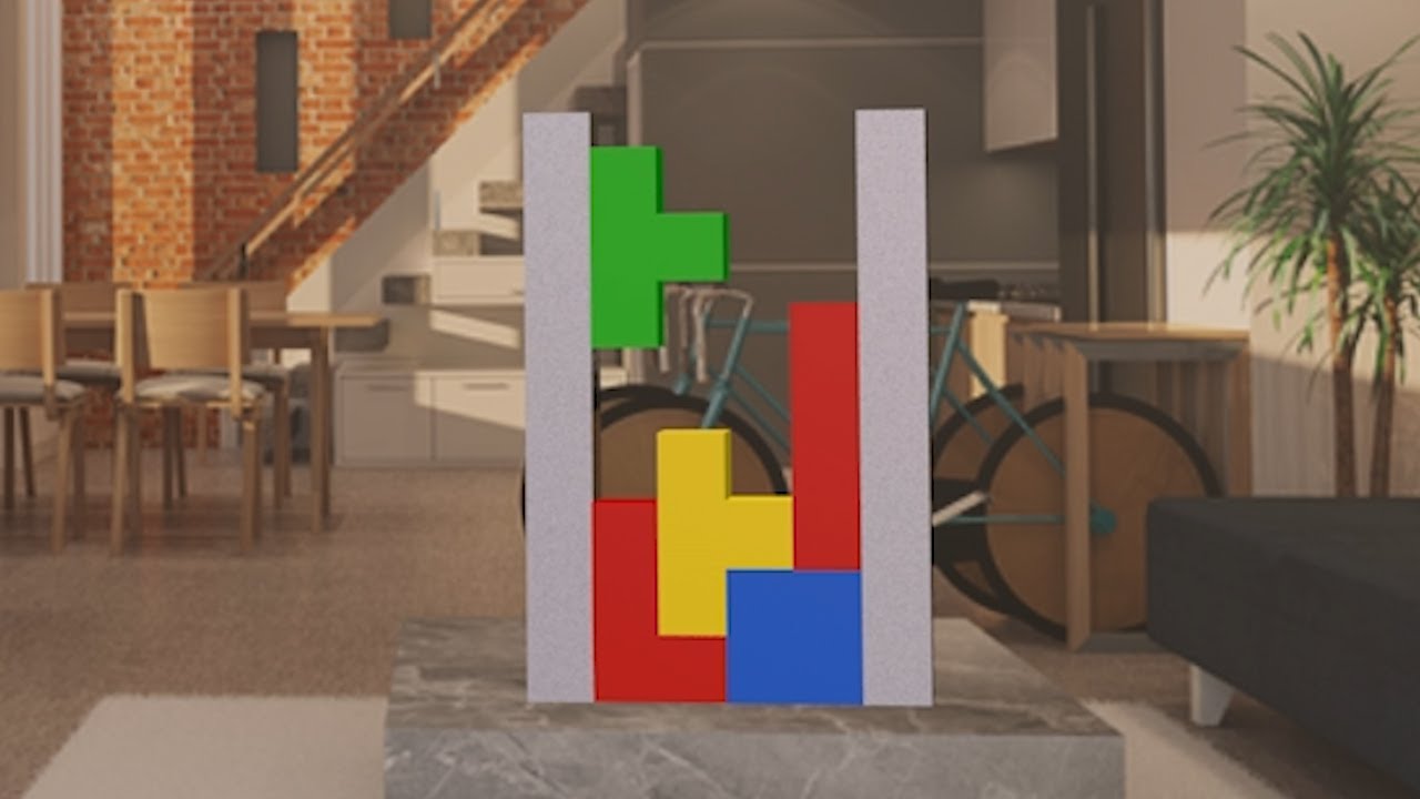 Tetris in Real Life (test) - YouTube