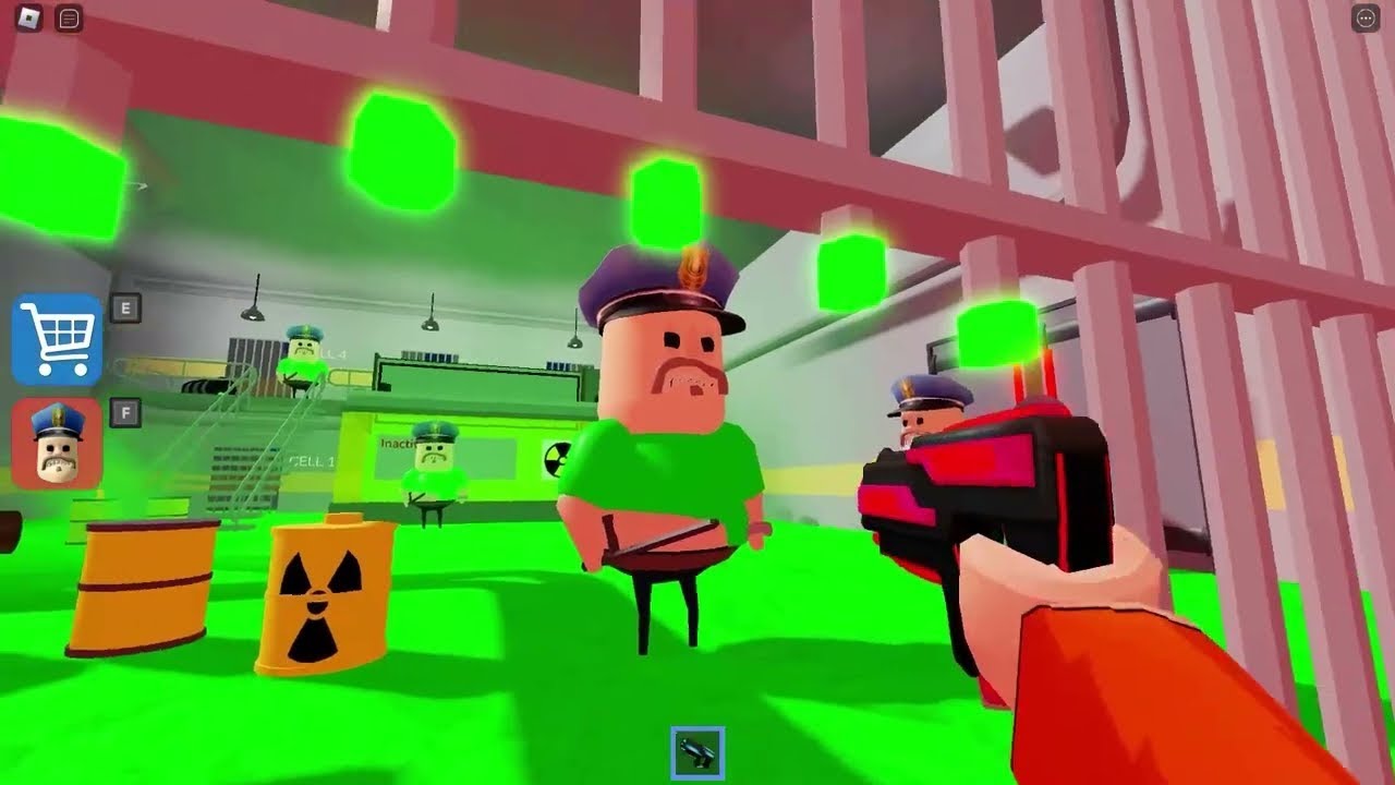 I escaped from Big Head Green Barry HARD MODE Roblox Barry's Prison # ...