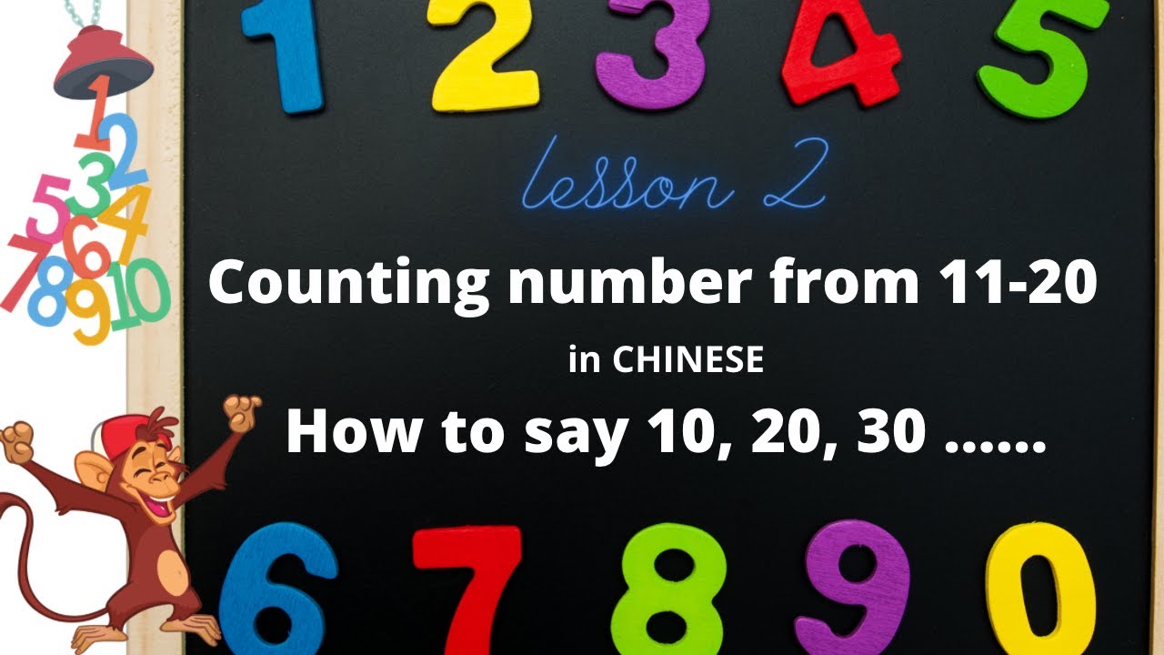 Counting 11-20 in Chinese | How to say Tens in Chinese | Basic Chinese ...