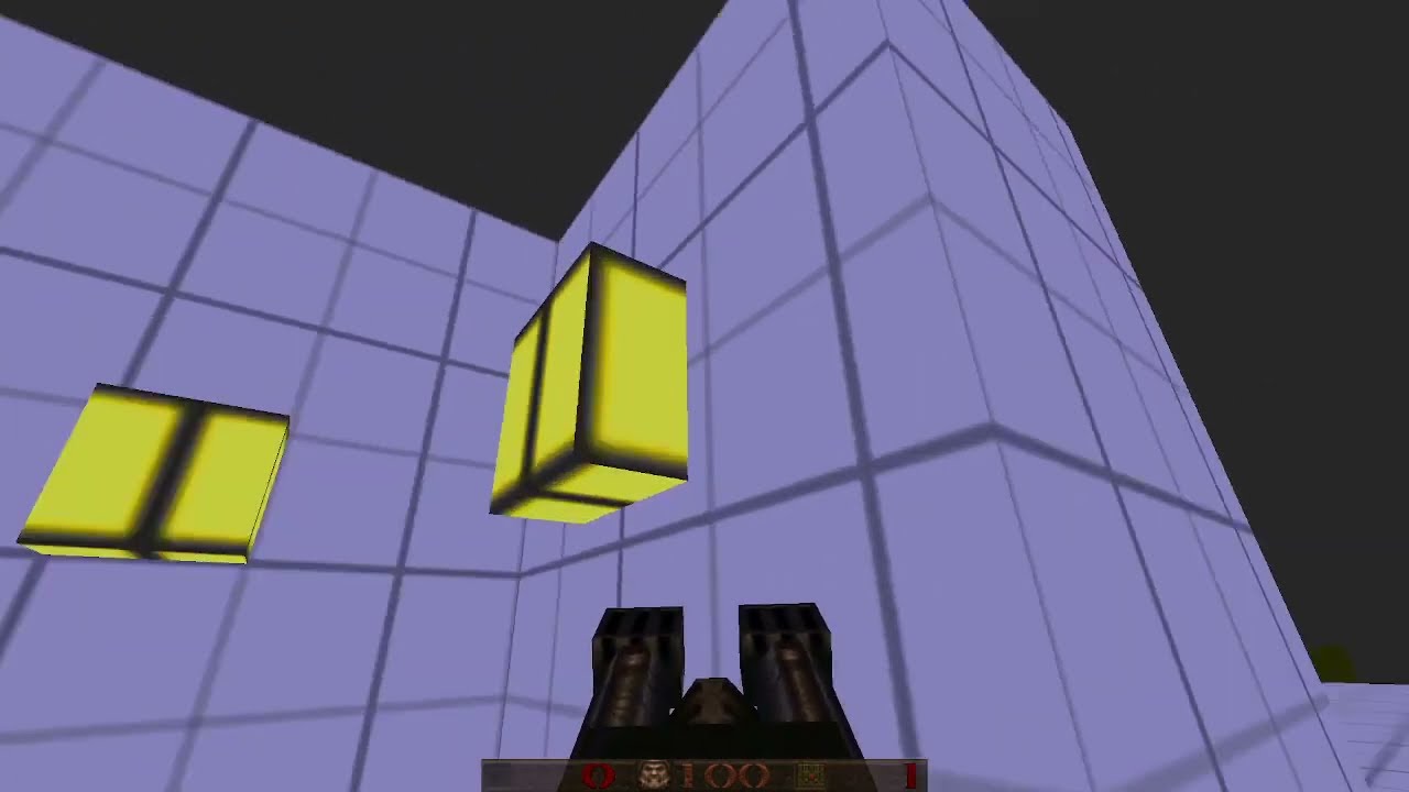 "The Longest Shortcut" Single Player Quake Map Greybox Walkthrough - YouTube