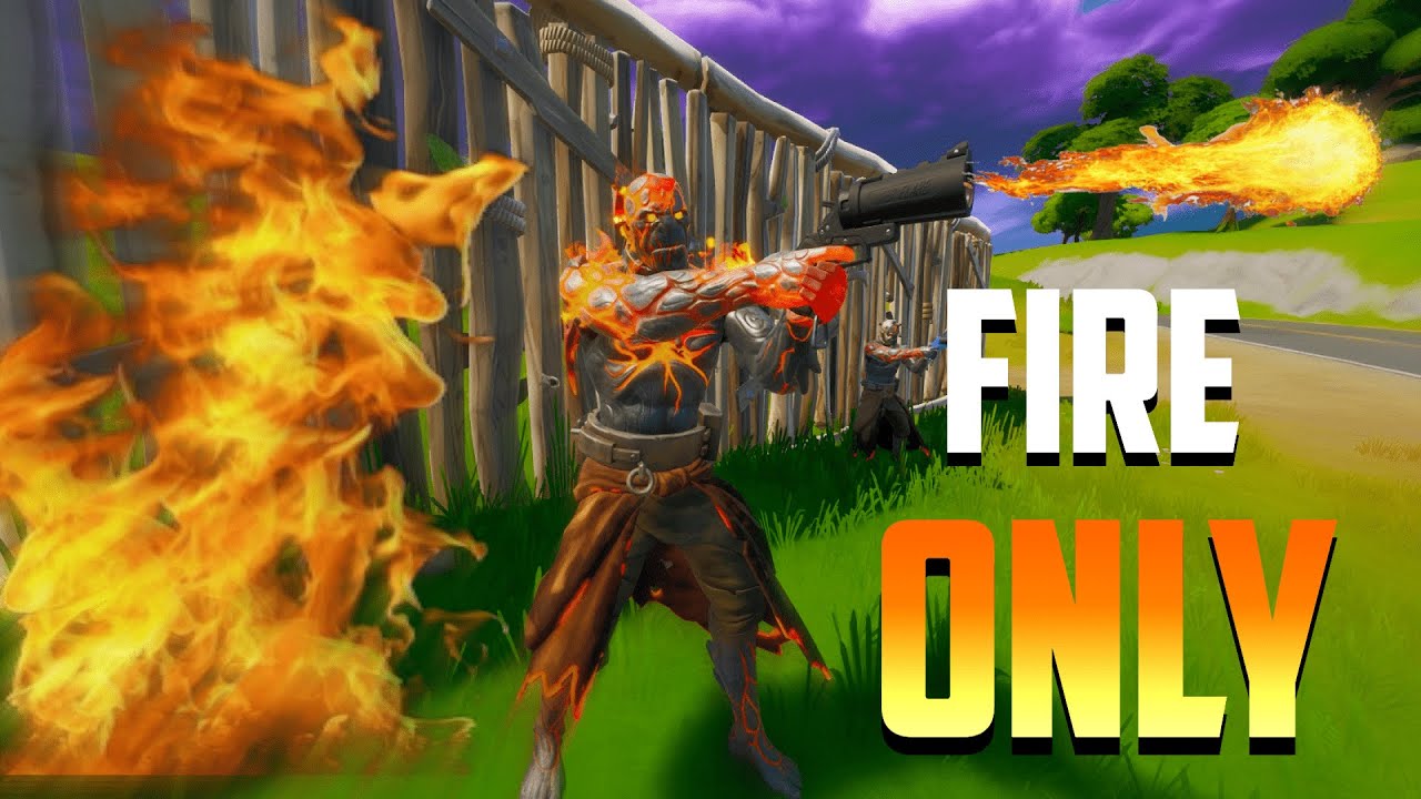 Winning with *ONLY* FIRE! - YouTube