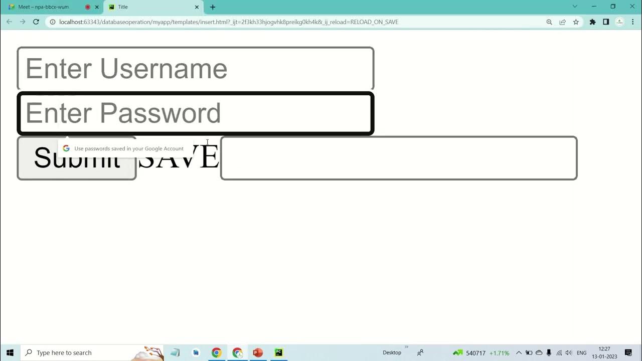 Django Data Insert In Database - YouTube