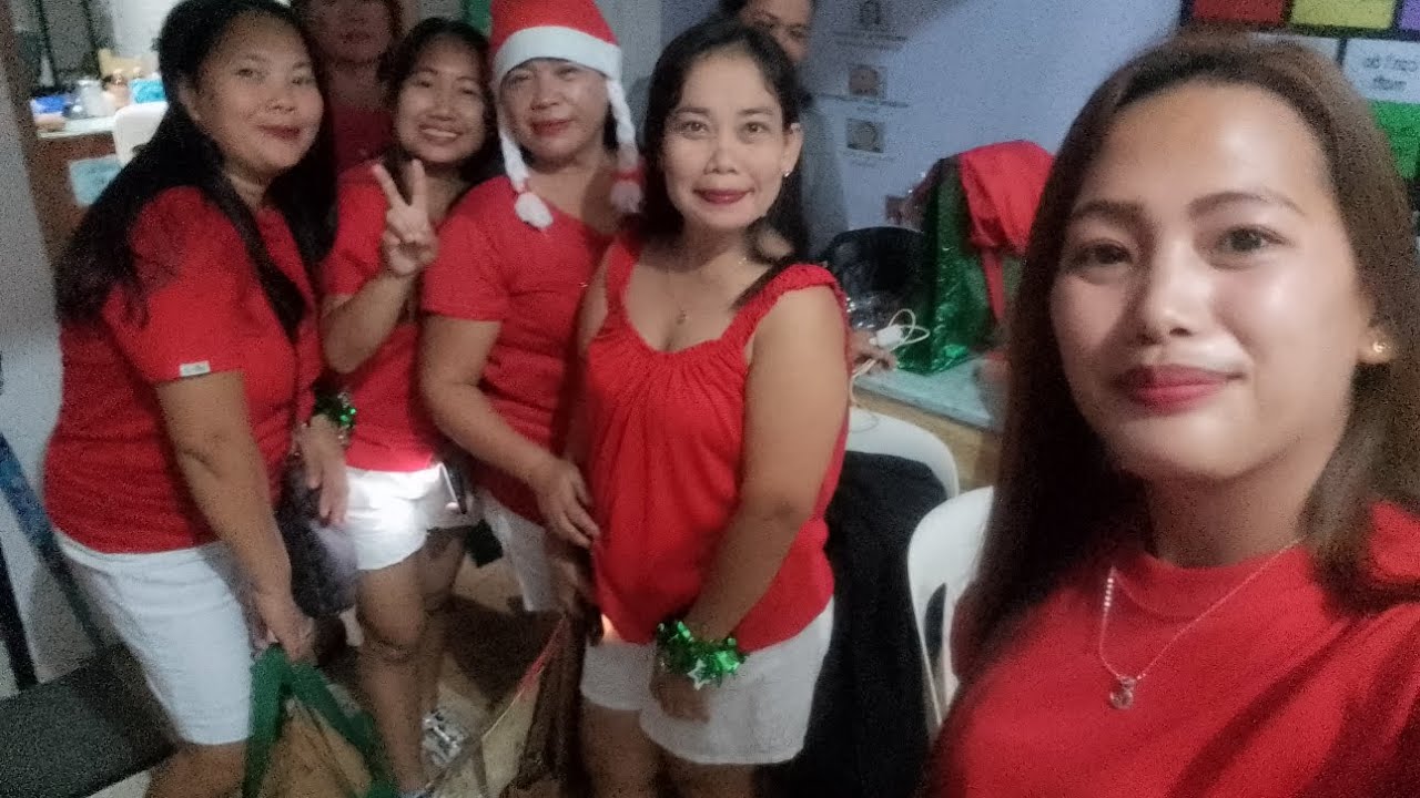 christmas party with workmate 🌈 - YouTube