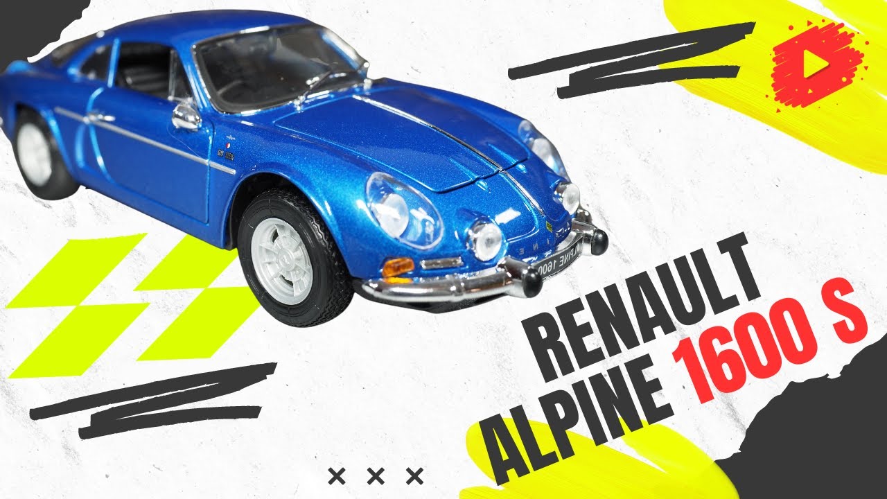 Renault Alpine A110 1971 1600 S in scala 1:18 Diecast ModelCar - YouTube
