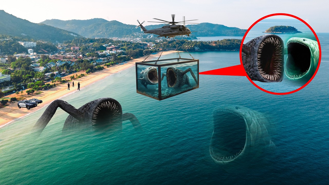 MY DRONE catches BLOOP vs SEA MONSTER ON CAMERA IN REAL LIFE on camera ...