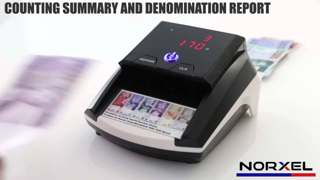 NORXEL NX-1400 Multi-Currency Detector (Indonesian Rupiah) - YouTube