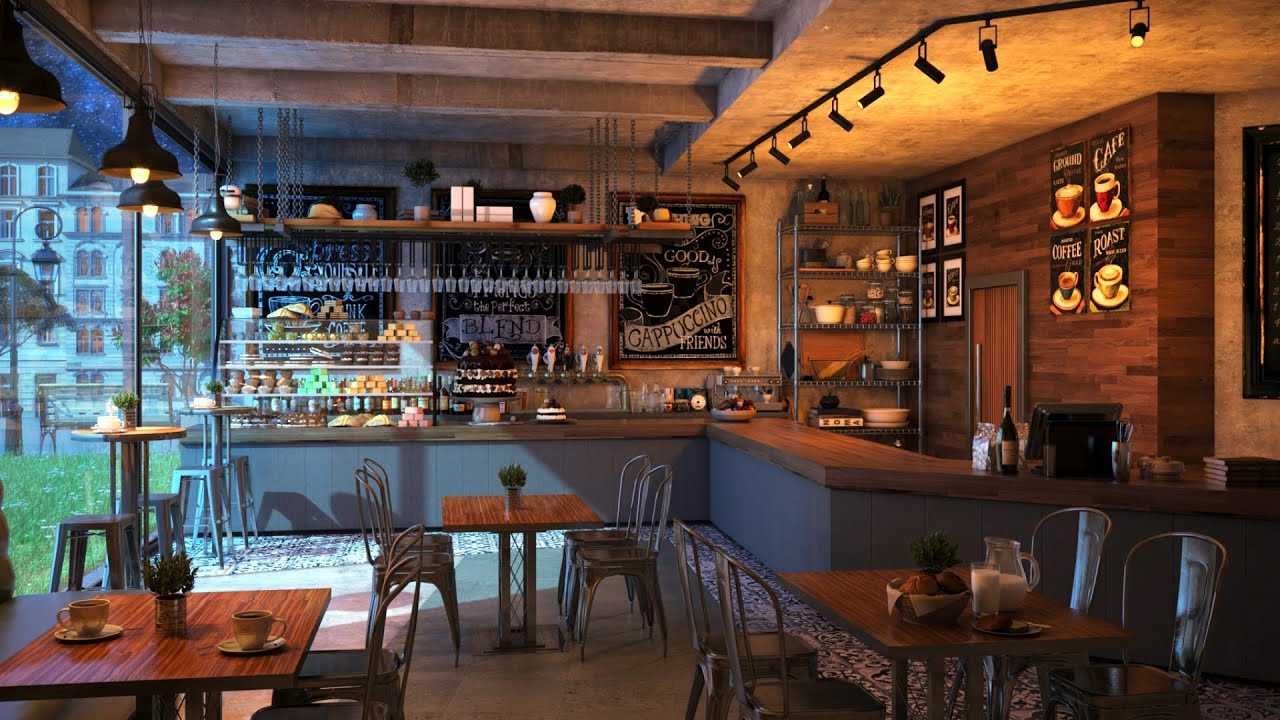 Coffee Shop Jazz Ambience | Smooth Jazz Music | Study Music | Work ...