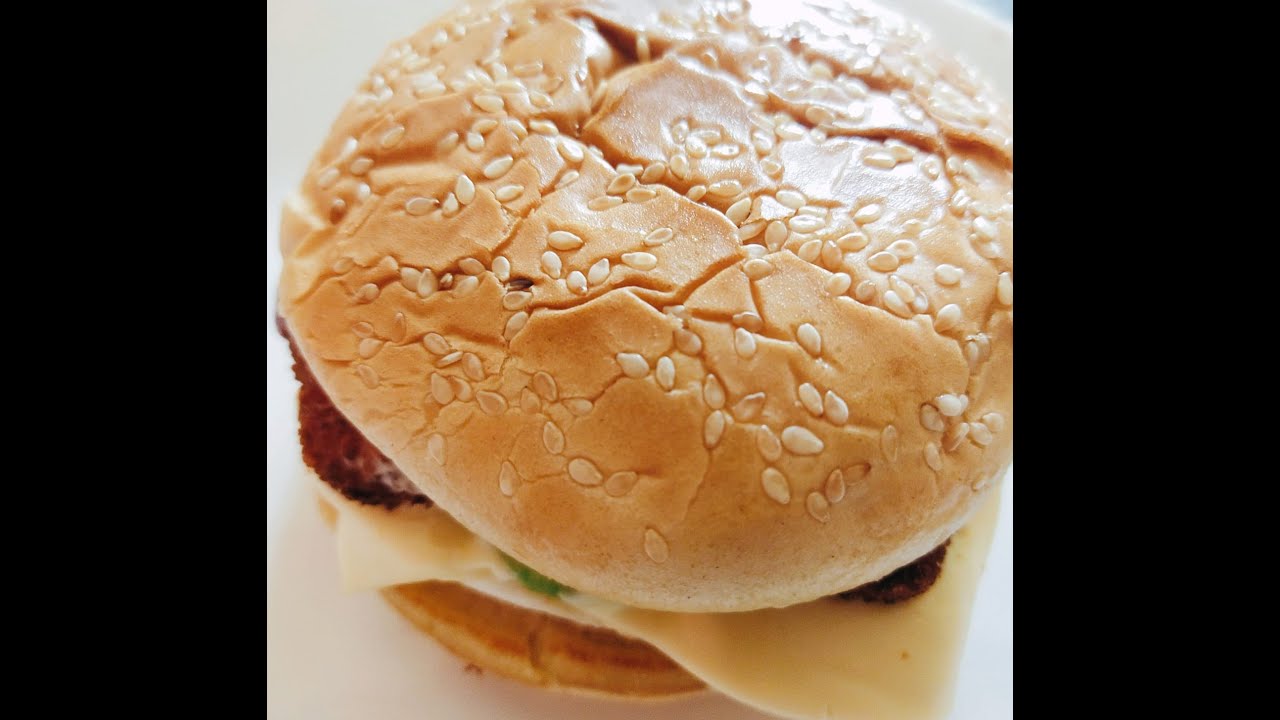 How to make Hamburger|Simple Homemade BURGER!CHEESE!Easy burger Recipe ...