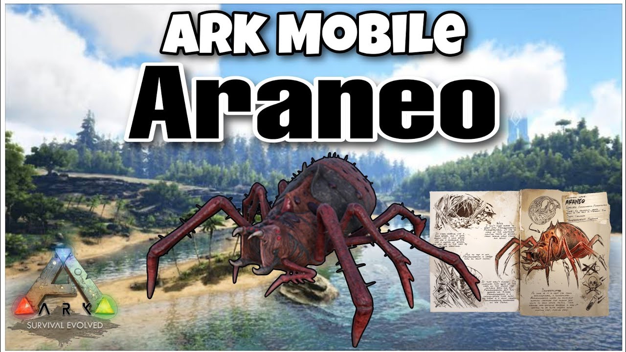 Como tamear un Araneo de forma Fácil en Ark Mobile 🕷️ - YouTube