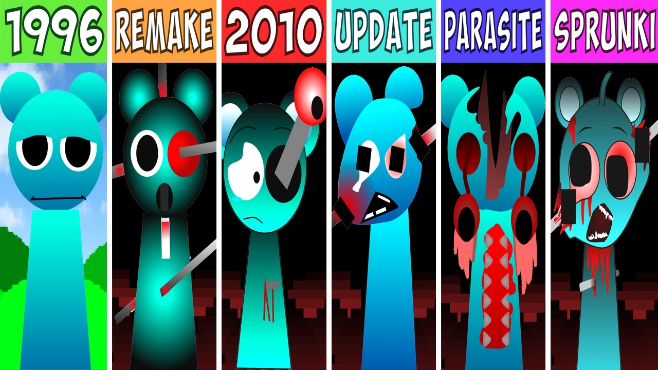 EVERY Incredibox Characters From SPRUNKI 1996 | All New Versions ...