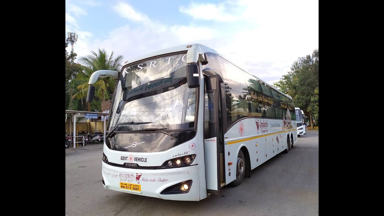 Bangalore to Mangalore Ride in KSRTC Ambari Dream Class #busride #bus # ...
