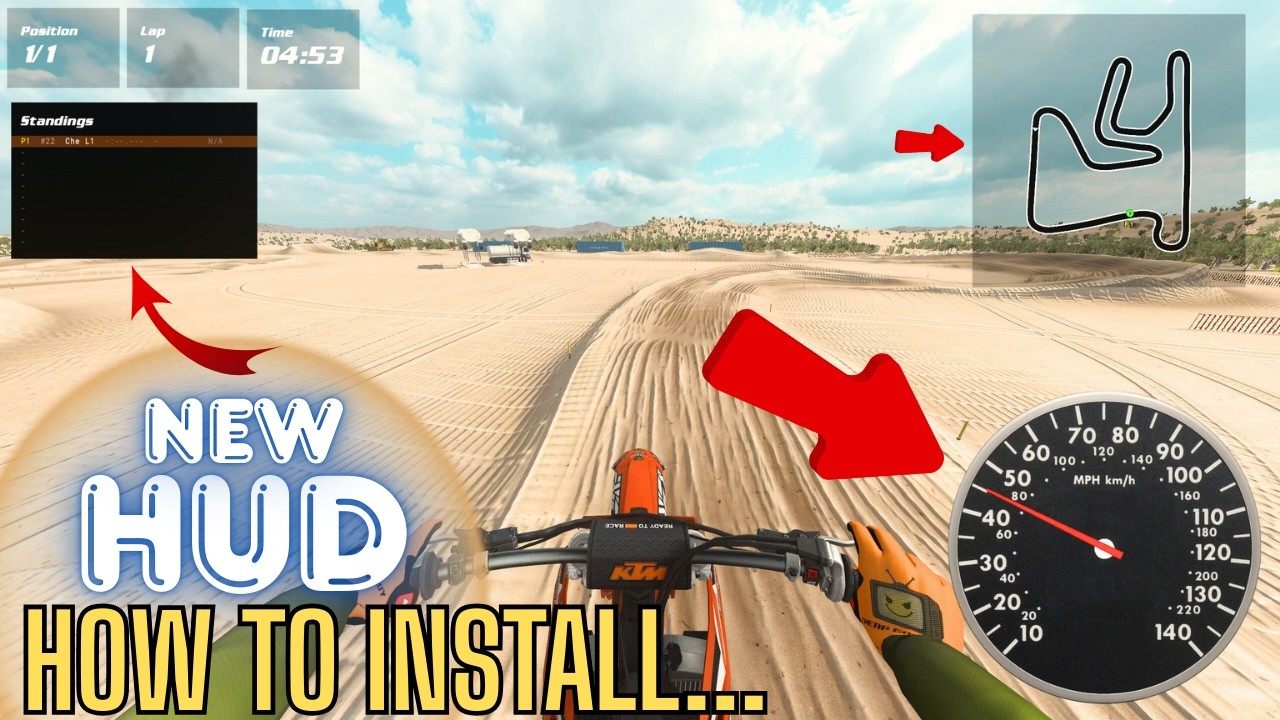 How to Install NEW MAX HUD! Mx Bikes - YouTube