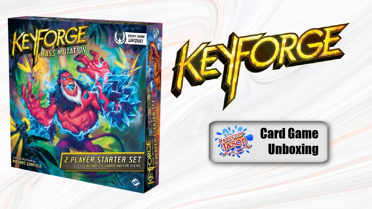 Unboxing KeyForge: Mass Mutation by Richard Garfield - YouTube