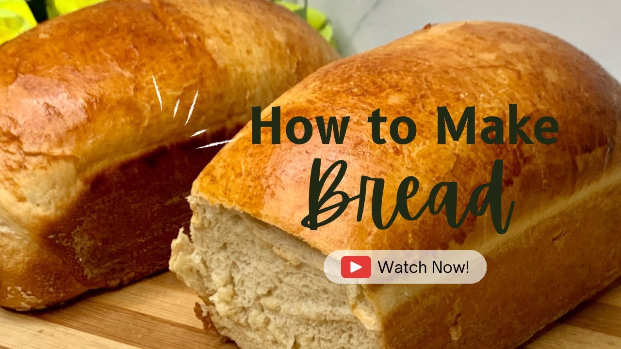 4 ingredients bread| how to make plain bread - YouTube