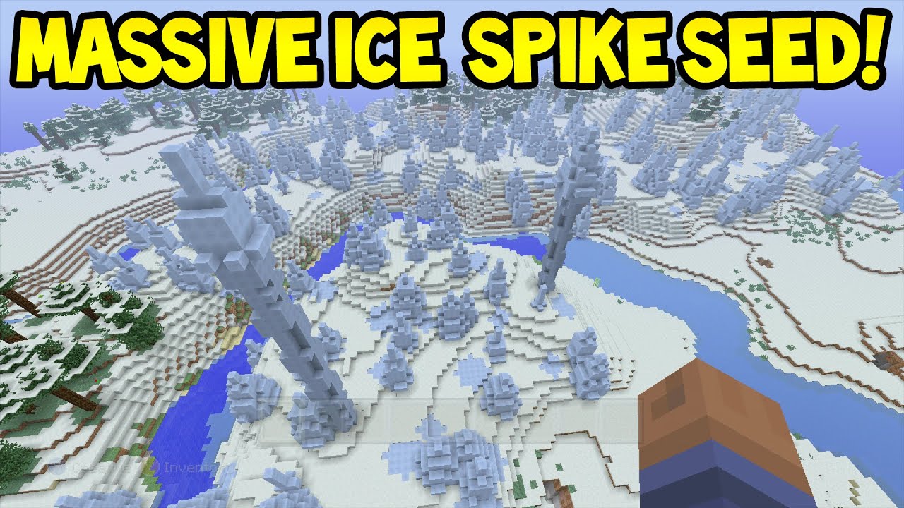 Minecraft (Xbox360/PS3) - TU31 MASSIVE Ice Spike Biome At Spawn! - YouTube