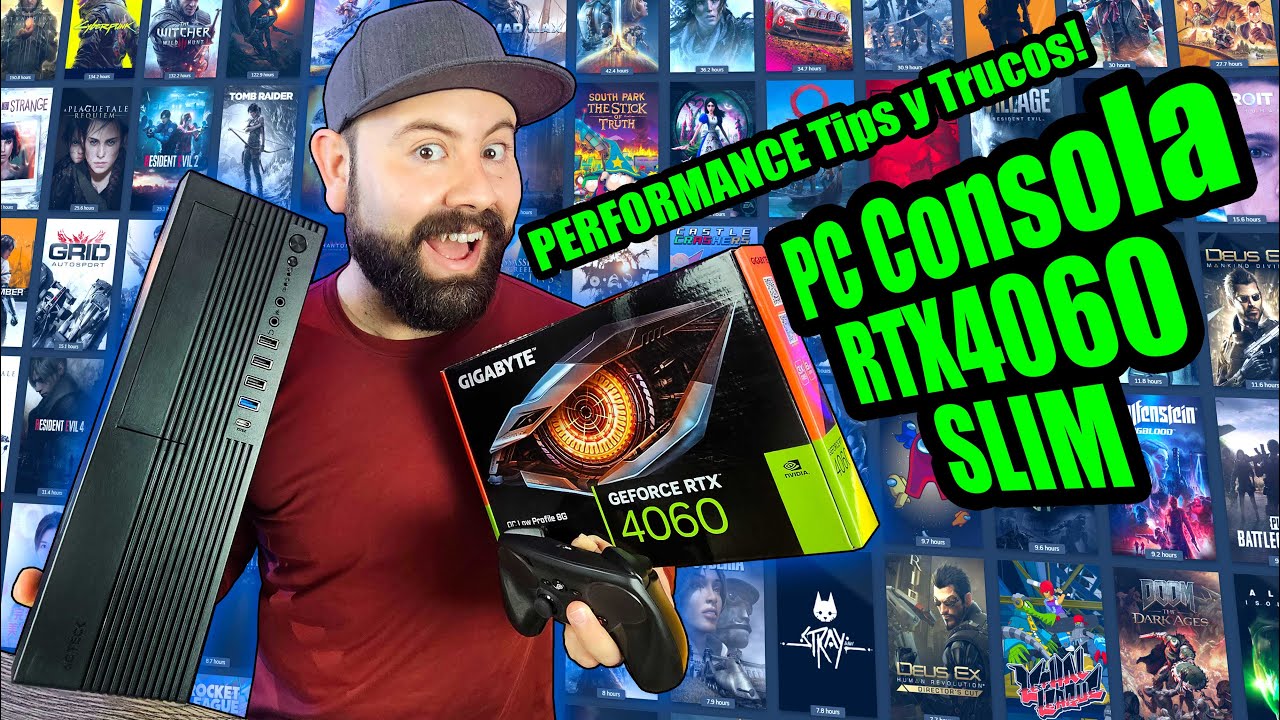 PC GAMER Economica Tipo Consola con RTX4060 Slim, PERFORMANCE TESTS ...