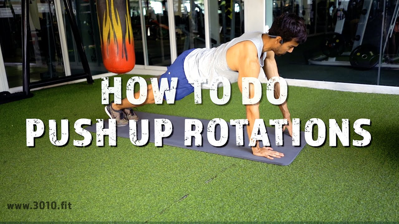 Push up rotations - YouTube
